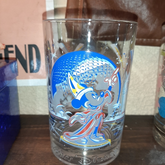 Disney | Other | Walt Disney Mickey Mouse Glass Cup | Poshmark
